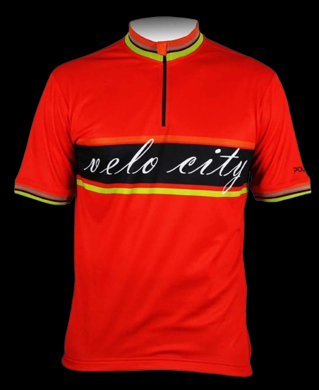 Polaris Velo city Shirt (Red) – Mastermind Bicycle Studio