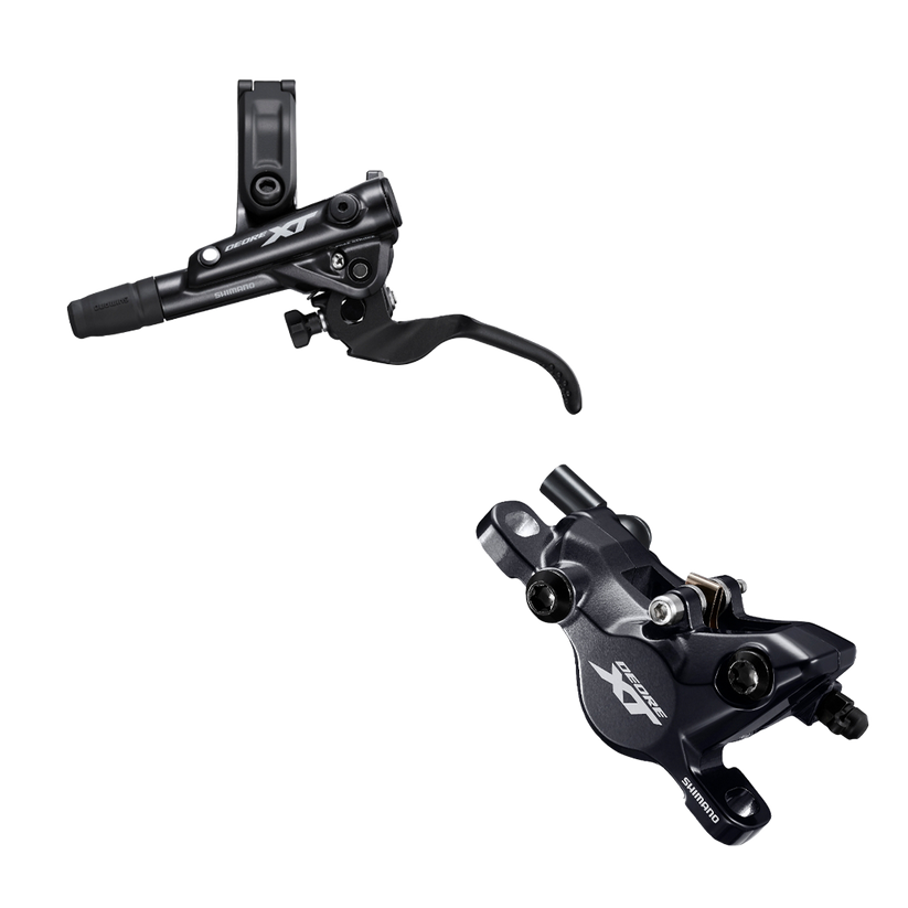 Shimano Deore XT Hydraulic Brake Lever BL-M8100 (Left) with Brake Cali ...